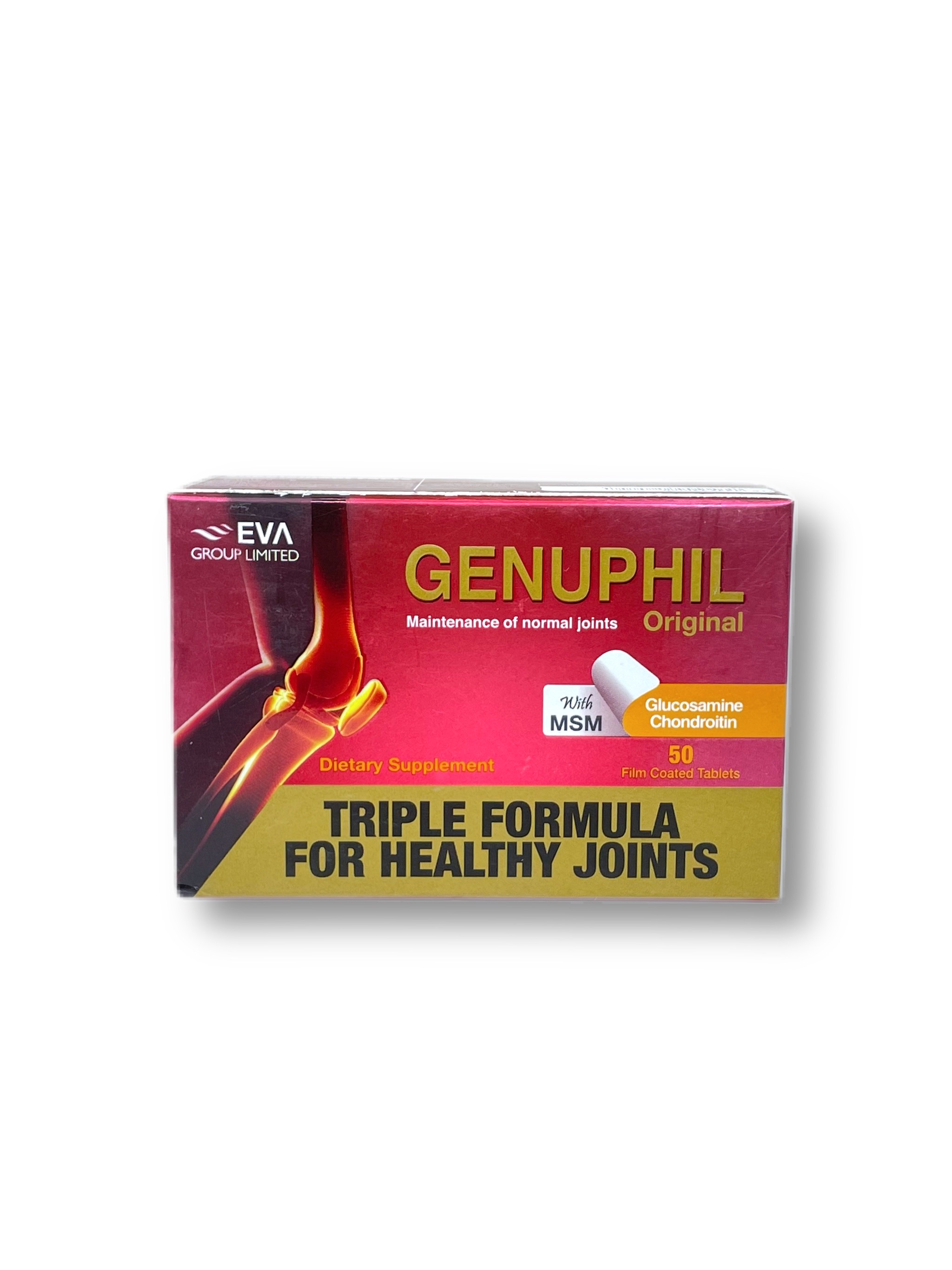 ᐉ Препарат для здоров'я суглобів та кісток GENUPHIL TRIPLE FORMULA FOR ...