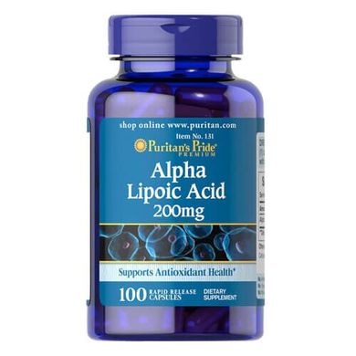 ᐉ Альфа-ліпоєва кислота Puritan's Pride Alpha Lipoic Acid 200 mg 100 ...