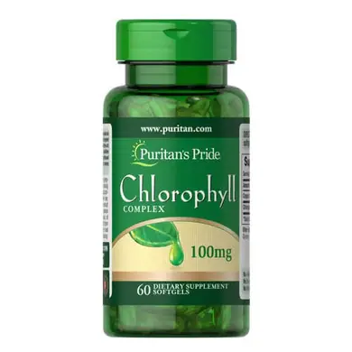 ᐉ Puritan's Pride Chlorophyll Complex 100mg 60 рідких капсул від Стаса ...