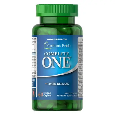 ᐉ Puritan's Pride Complete One Multivitamin 60 таб від Стаса Бороди