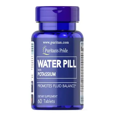 ᐉ Puritan's Pride Water Pill with Potassium 60 таб. від Стаса Бороди